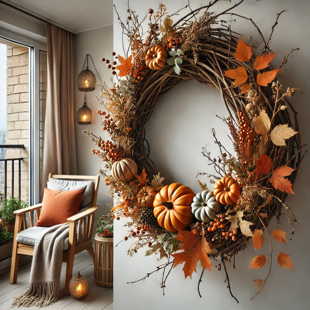 20 Beautiful Fall Balcony Decorating Ideas