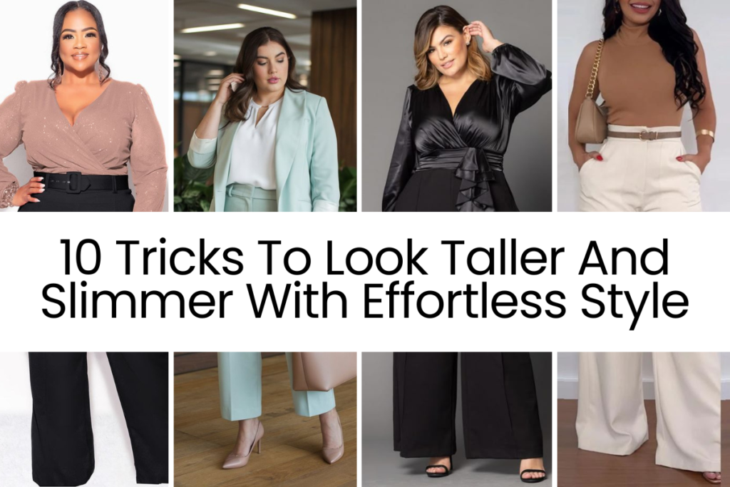 10 Tricks To Look Taller And Slimmer With Effortless Style