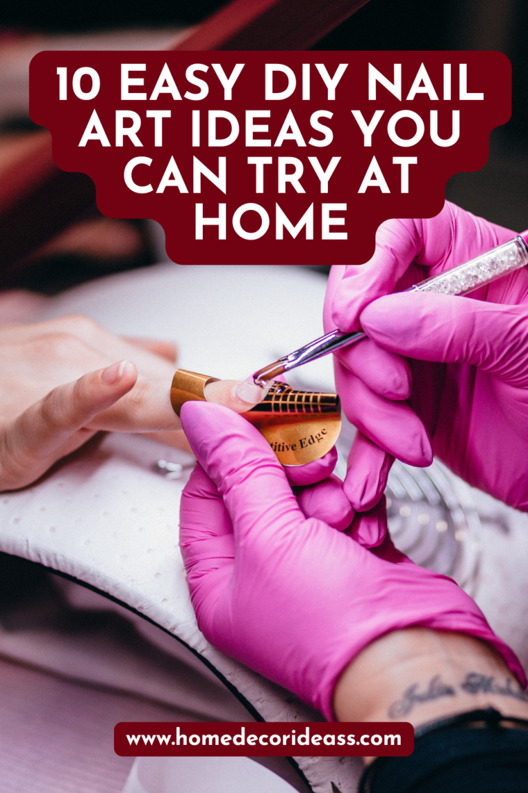10 Easy DIY Nail Art Ideas You Can Try at Home