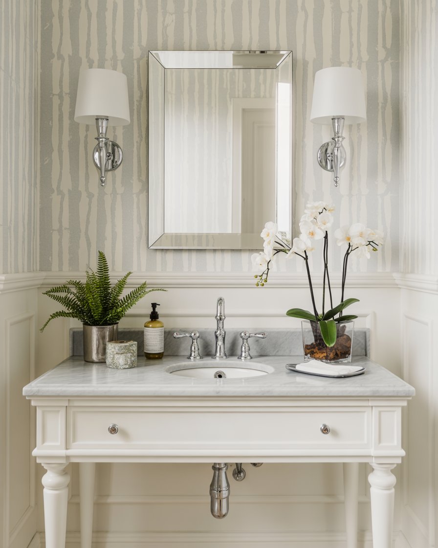 43 Coastal Powder Room Ideas to Make a Splash