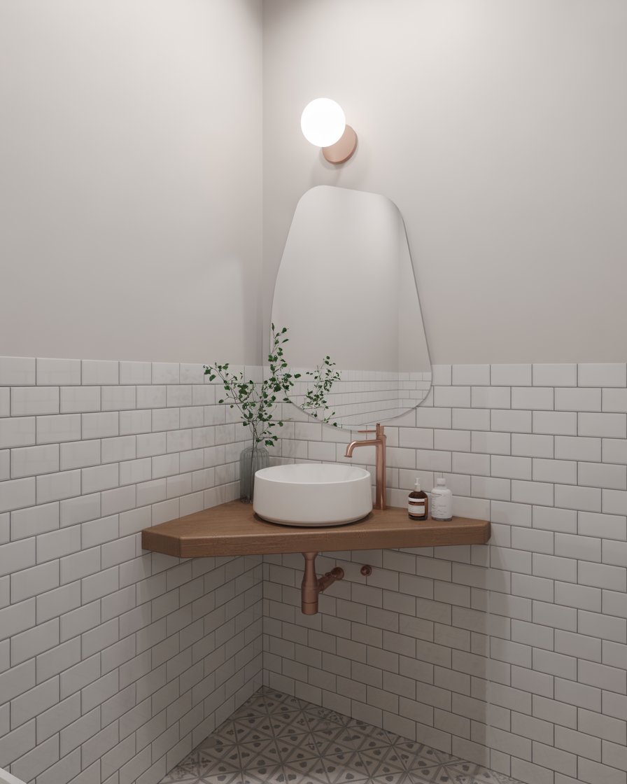 43 Coastal Powder Room Ideas to Make a Splash