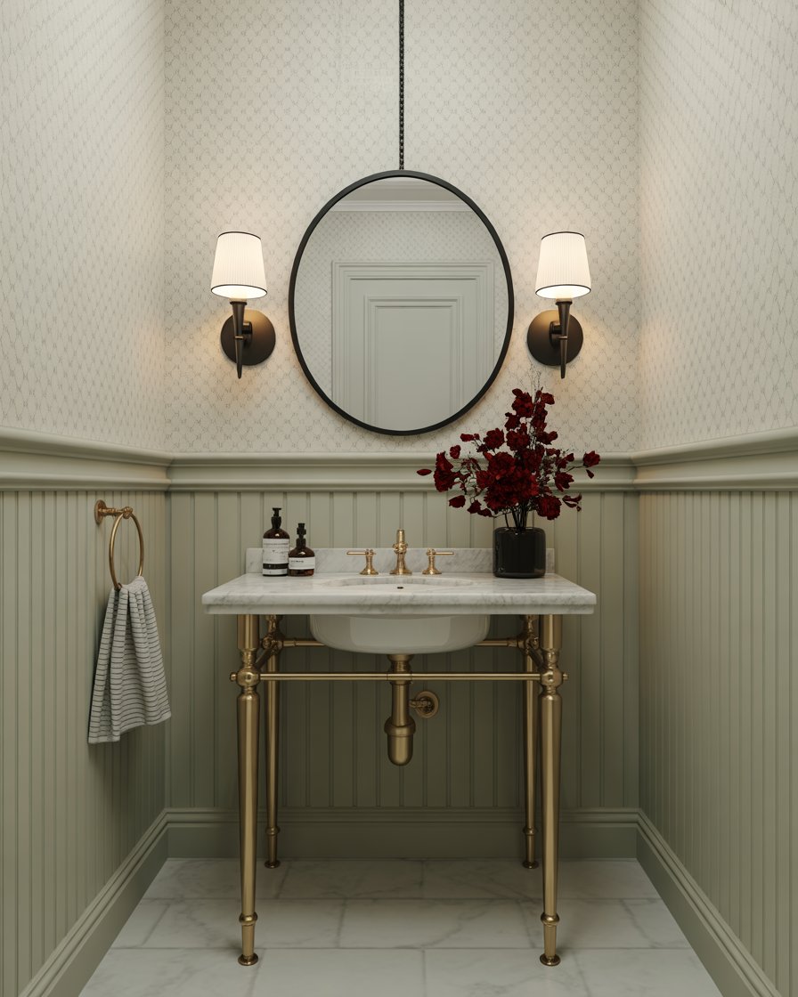 43 Coastal Powder Room Ideas to Make a Splash