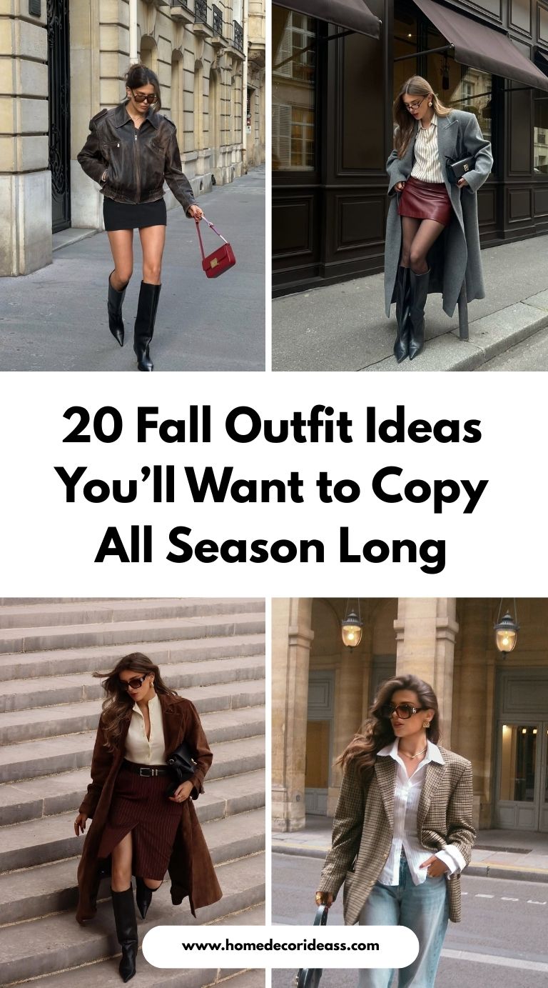20 Fall Outfit Ideas You’ll Want to Copy All Season Long